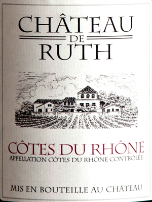 CÔTES du RHÔNE 2023, Château de Ruth, Rhône Valley, France – Abcon Wine ...